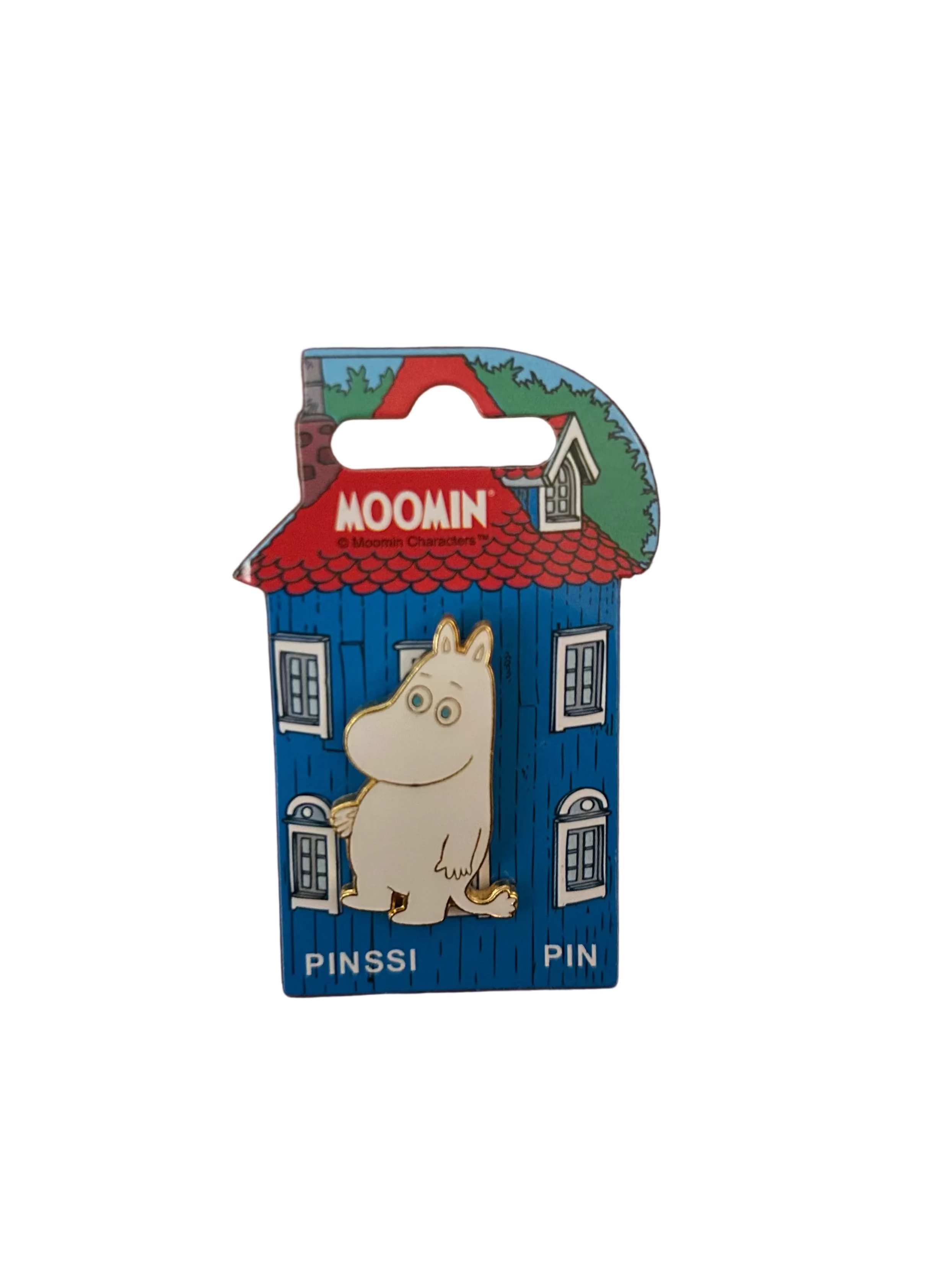 Moomin Enamel Metal Pin: Moomintroll – Golden Age Design