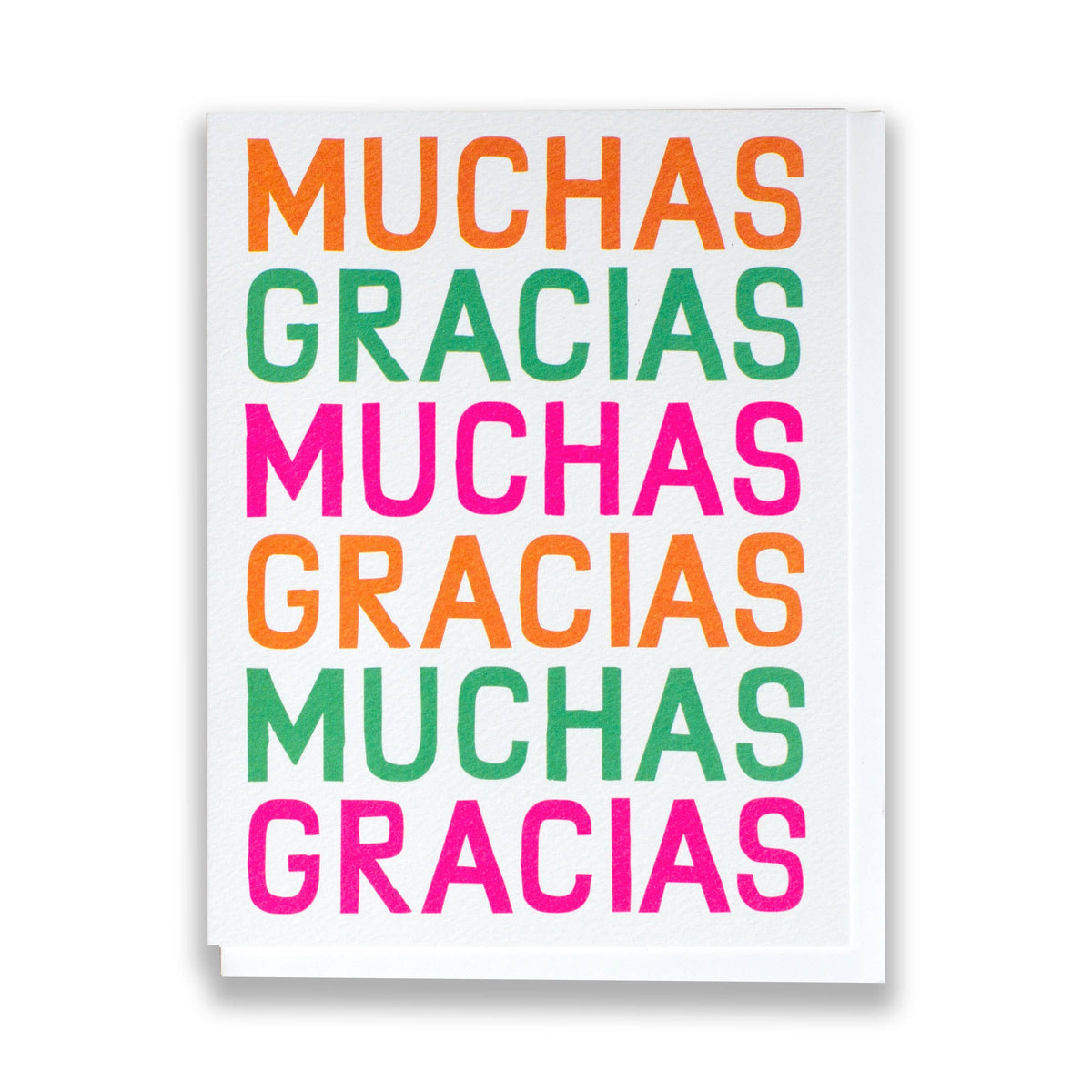 Muchas Gracias Note Card – Golden Age Design